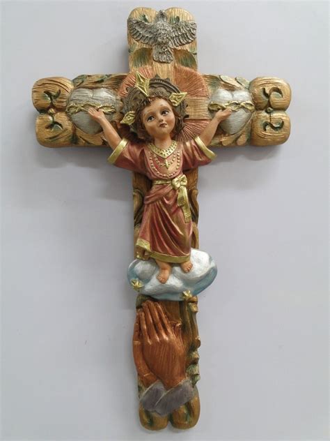 CRUZ GRANDE DIVINO NI O ME C Torfer Imaginación de Escultura