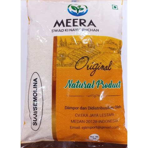 Jual Sooji 1kg Suji Tepung Semolina Samolina Flour Samid Meera