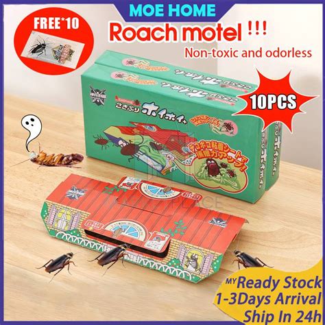 🔥10pcs Hoyhoy Cockroach Trap Killer Perangkap Lipas Lizard Trap Insect Trap Cockroach Bait Trap