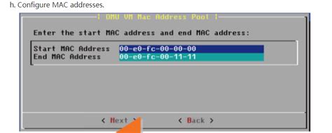 How To Calculate The Mac Address Start And End When Installing The Omu