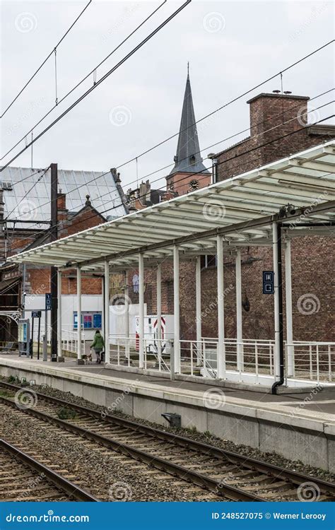 Jette Brussels Capital Region Belgium Almost Empty Platforms And