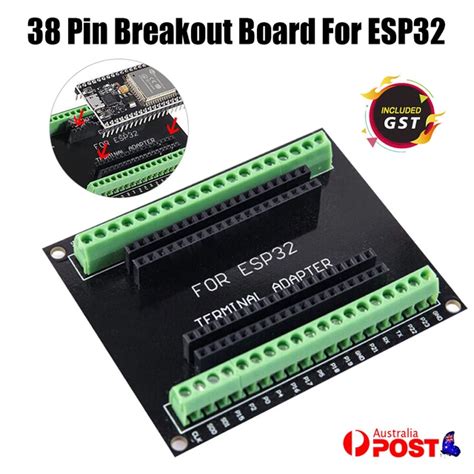 Au 38 Pin Esp32 Breakout Board For Esp32 Development Board 24 Ghz Wifi