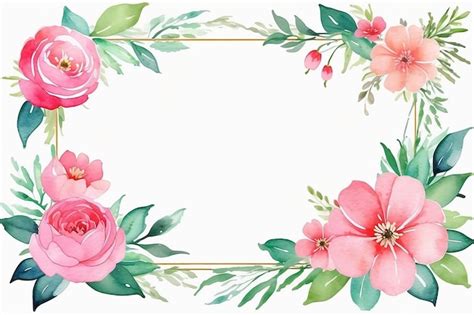 Premium Photo Soft Pink Watercolor Floral Thank You Card Template