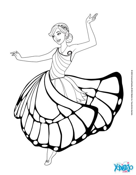 Dibujos Para Colorear De Barbie Hadas