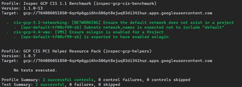 gcp cis benchmark terraform module testing with chef inspec kitchen