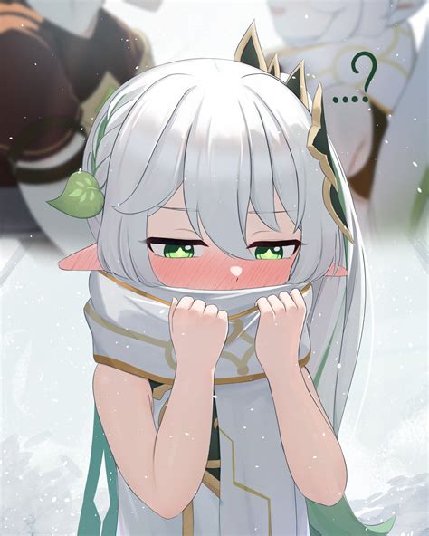 Aether And Nahida Genshin Impact Drawn By Mockingeu Danbooru