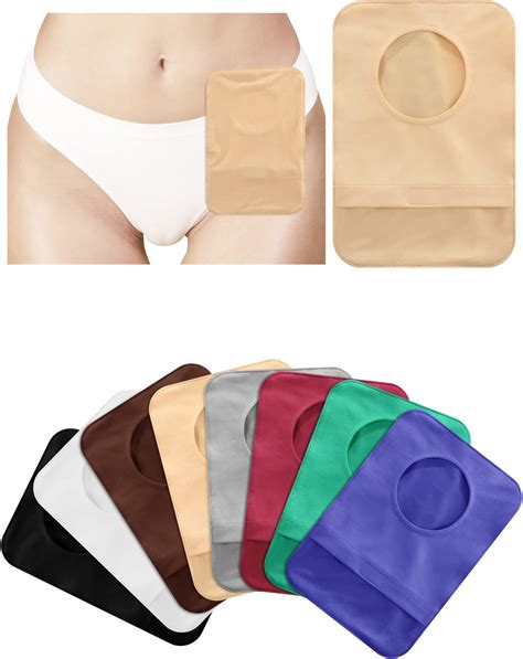 6 Pieces Ostomy Bag Covers Waterproof Ostomy Shower Cover
