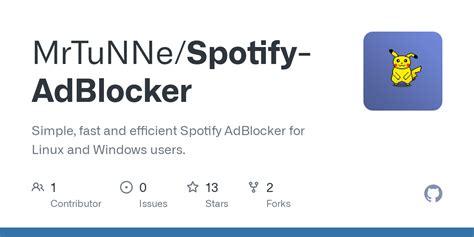 Github Mrtunnespotify Adblocker Simple Fast And Efficient Spotify