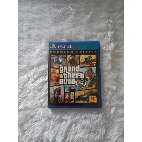 Jual Kaset Bd Game Ps4 Grand Theft Auto V Gta V Premium Edition