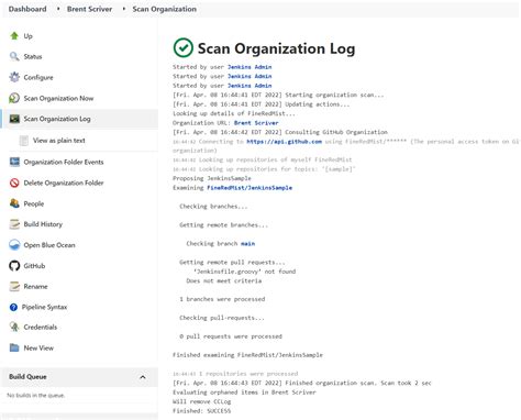 ci cd scanning github for repositories from jenkins brent scriver