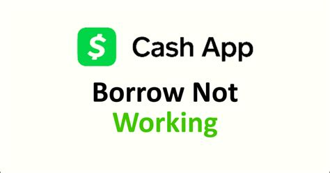 How To Fix Cash App Borrow Not Working Networkbuildz