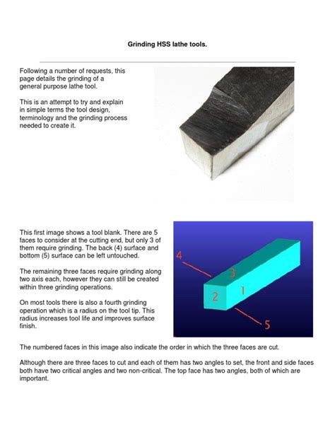 Off Hand Grinding Hss Lathe Tools Grinding Abrasive Cutting
