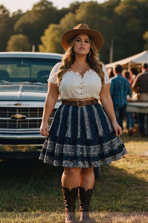 14 Flattering Plus Size Country Concert Outfits That Rock