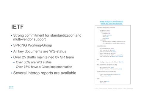 Introducing Application Engineered Routing Powered By Segment Routing Ppt