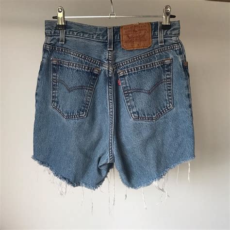 Womens Vintage ‘levis High Waisted Denim Short Depop