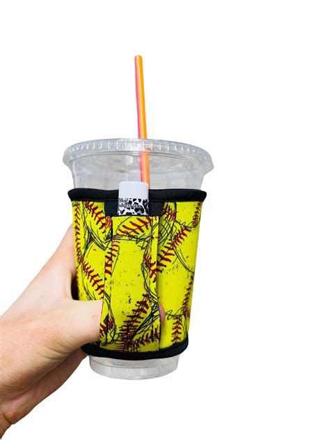Softball Small Medium Bottomless Handler™ Drink Handlers