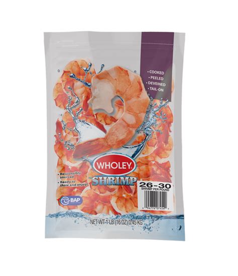 Cooked Pandd Tail On Shrimp Wholey Seafood