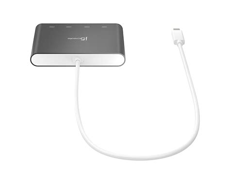 J5create Usb C To 4 Port Hdmi Multi Monitor Adapter