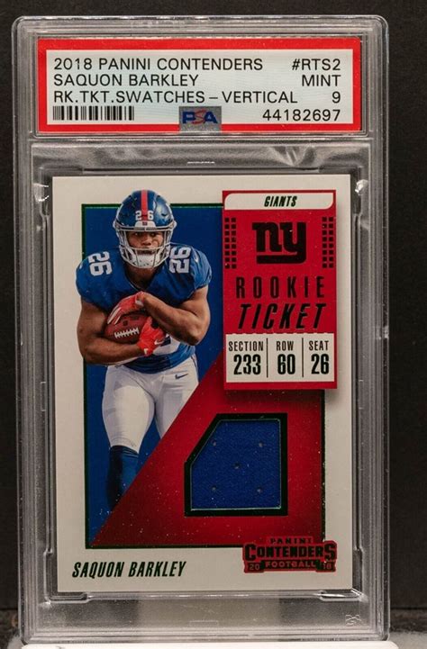 Auction Prices Realized Football Cards 2018 Panini Contenders Rookie