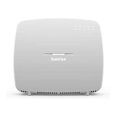 Sagemcom Sunrise Internet Box User Manual Pdf Download Manualslib