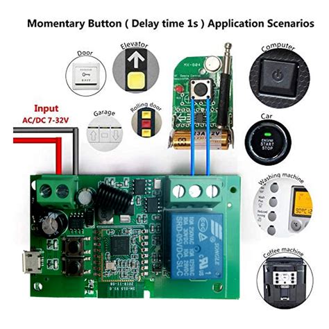 DC5 32v ZigBee Relay Module Remote Control Light Switch