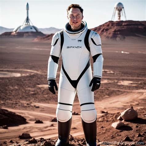 Elon Musk Conquers Mars With Spacex Stable Diffusion Online