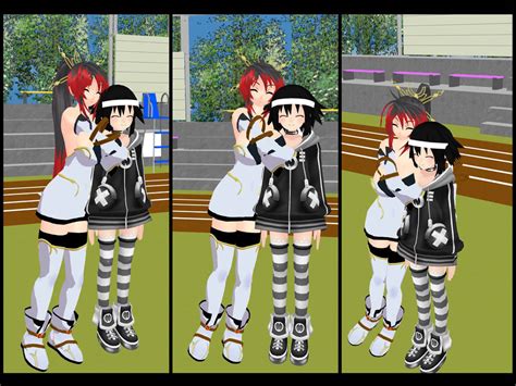 Mmdagent Nepsashi And Her Master Kaguya Nanbu By Megaali On Deviantart