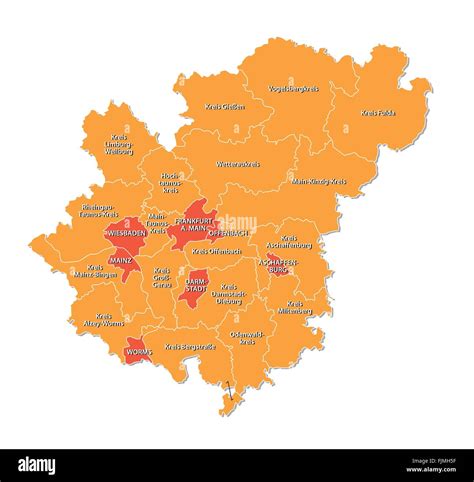 Map Of Frankfurt Hi Res Stock Photography And Images Alamy