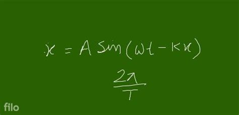 STRING WAVES For The Wave Shown In Figure The Equation For The Wave