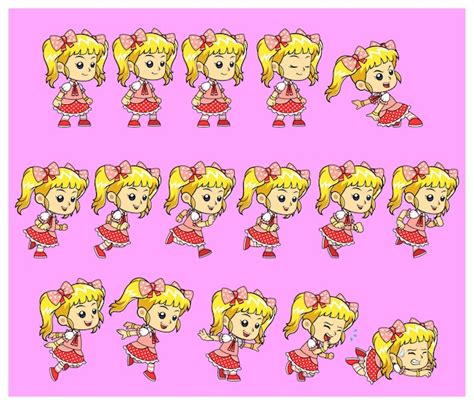 Eskimo Girl Game Sprites Vetor Premium