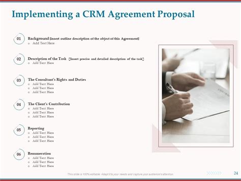 Implementing A CRM Proposal Powerpoint Presentation Slides Presentation Graphics