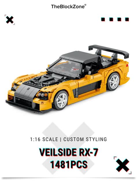 The Block Zone Veilside Rx 7 In 112 Scale 🇯🇵 Milled