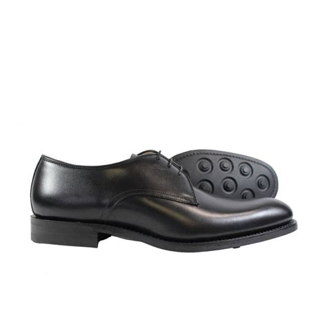 Loake Seconds Gable Black G Width Rubber Sole Rrp Mens