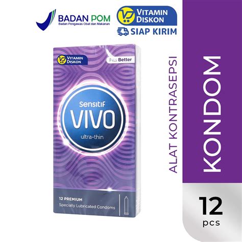 Jual Kondom Vivo Ultra Thin Isi Shopee Indonesia
