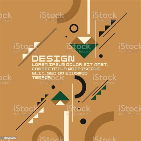 다양한 모양의 현대 기하학적 구성 디자인 그림입니다 트렌드 그래픽의 추상적인 배경 0명에 대한 스톡 벡터 아트 및 기타 이미지 0명 개념 계획 Istock