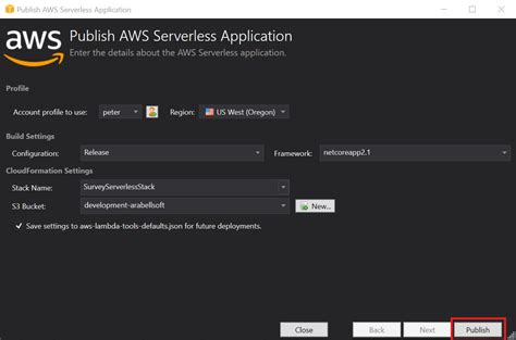 serverless architecture for survey web app arabellsoft