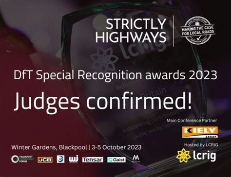 Judges Confirmed For Dft Special Recognition Awards Lcrig Keely