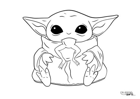 The Mandalorian Mando Colouring Page Colouring Crafts