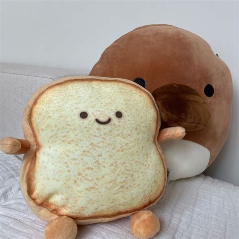 Plushies Soft Warm Cuddle Bread Platypus Squishmallow Squishy Plush
