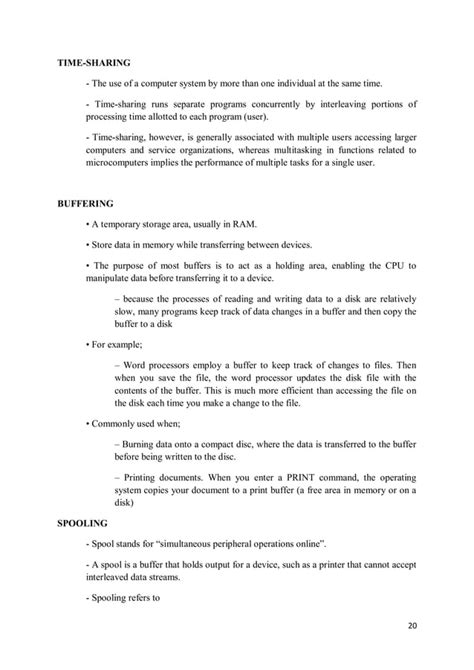 Operating System Module Pdf