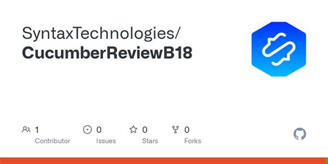 GitHub SyntaxTechnologies CucumberReviewB