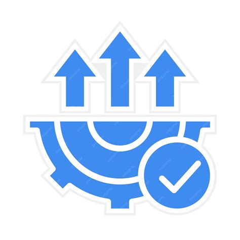 Premium Vector Manufacturing Efficiency Icon Vector Image Can Be Used