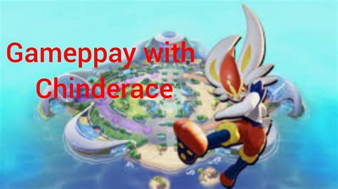 Gameplay With Chinderace Part 1 Pokemon Unite Youtube