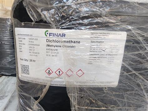 Finar Dichloromethane At Rs 3500 Drum In Delhi Dss Chem