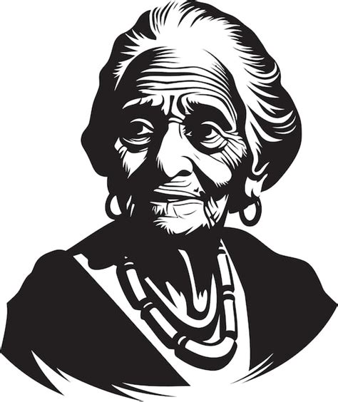 Vintage Wisdom Black Logo For Wise Women Grandmothers Grace Time Tested