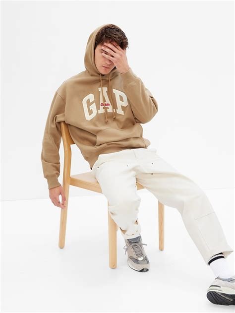 Organic Cotton Archive Gap Arch Logo Hoodie Gap