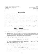 Ps Pdf Computer Science And Engineering UCSD CSE Modern Cryptography Homework Sp