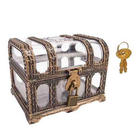 Holzlrgus Vintage Large Pirate Treasure Chest With Lock Walmart