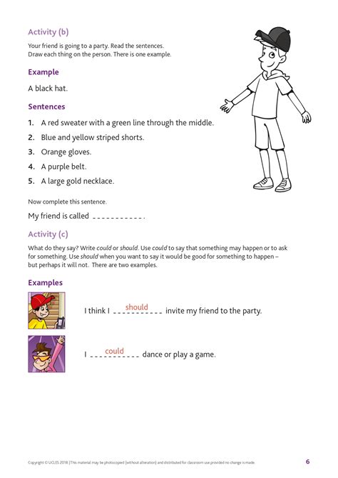 Cambridge Flyers Week 5 Reading And Writing Part 2 Elegant English