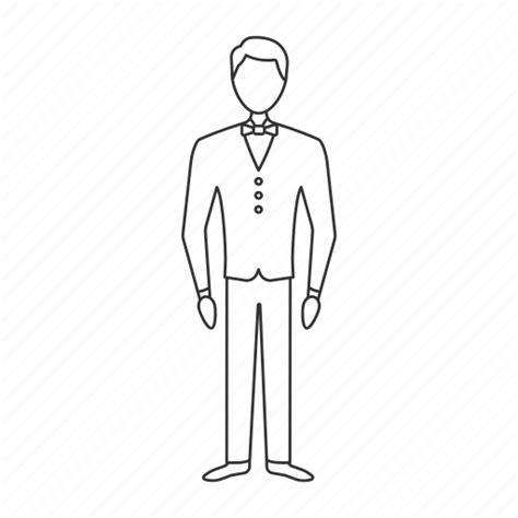 Bridegroom Fiance Groom Man Suit Tuxedo Wedding Icon Download